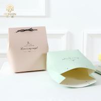 China Coated Paper Colorful Foldable Gift Boxes With Ribbon Small Size for sale
