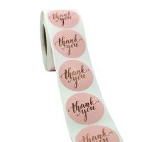 China CMYK Full Color Decorative Sticker Labels , Thank You Sticker Roll With Custom Logo for sale