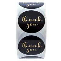 China CMYK Full Color Decorative Sticker Labels , Thank You Sticker Roll With Custom Logo for sale