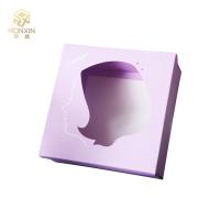 China Coated Paper Foldable Gift Boxes With Ribbon Die Cut Art Technology for sale