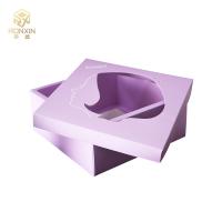 China Coated Paper Foldable Gift Boxes With Ribbon Die Cut Art Technology for sale
