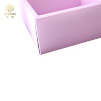 China Coated Paper Foldable Gift Boxes With Ribbon Die Cut Art Technology for sale