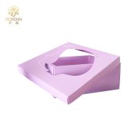 China Coated Paper Foldable Gift Boxes With Ribbon Die Cut Art Technology for sale