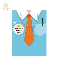 China Panton Color Art Paper Bag , Happy Fathers Day Gift Bags With FSC Certificate for sale
