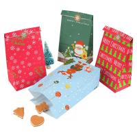 China Foldable Snowman Small Christmas Gift Bag Colorful With Logo Printing for sale