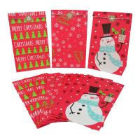 China Foldable Snowman Small Christmas Gift Bag Colorful With Logo Printing for sale