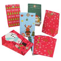 China Foldable Snowman Small Christmas Gift Bag Colorful With Logo Printing for sale