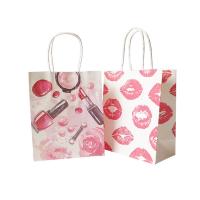 China Recyclable Offset Printed Paper Shopping Bag , Take Away Food Bag Foldable for sale
