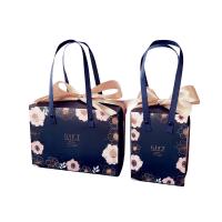 China OEM Service Printed Paper Shopping Bag , Bridal Shower Favor Bags Delicate for sale