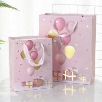 China Pink 20'' Length Fancy Paper Bag OEM Welcome For Girlfriend Gift for sale