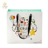 China Recyclable Gorgeous Birthday Gift Paper Bag Promotional In Various Colors for sale