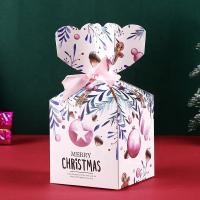 China Colorful 22cm Height Party Favor Paper Bags , Sweet Candy Box For Christmas for sale