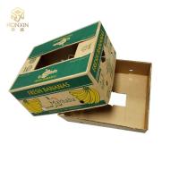 China Corrugated Paper Carton Box , Banana Cardboard Boxes With Customized Logo for sale