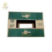 China Corrugated Paper Carton Box , Banana Cardboard Boxes With Customized Logo for sale