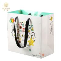 China Recyclable CMYK Printed Happy Birthday Gift Bag , Personalized Party Favor Bags for sale