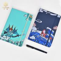 China Paperboard Cover A5 Size Spiral Notebook Pantone Color With Art Paper for sale