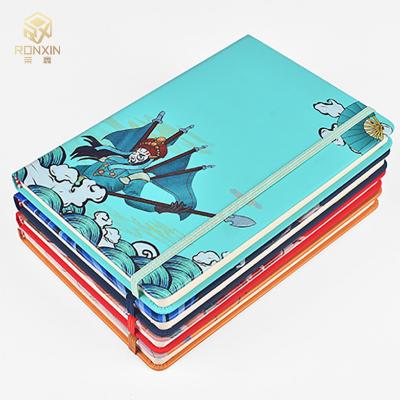 China Paperboard Cover A5 Size Spiral Notebook Pantone Color With Art Paper for sale