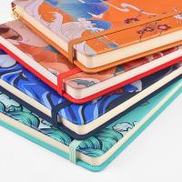 China Paperboard Cover A5 Size Spiral Notebook Pantone Color With Art Paper for sale