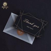 China Pantone Color Laser Cut Wedding Cards Art Paper Hot Stamping for sale