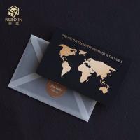 China Pantone Color Laser Cut Wedding Cards Art Paper Hot Stamping for sale