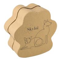 China Cat Paw Shaped Magnetic Closure Box Bulk Pantone Color Paperboard for sale