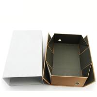 China CMYK Color Medium Magnetic Closure Gift Box Recycled White For Shoe for sale