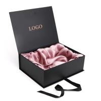China Fashionable Laser Inside Rigid  Magnetic Closure Gift Box With Ribbon for sale