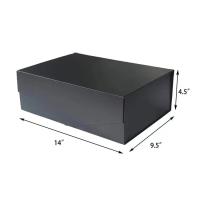 China Collapsible 14'' Length Magnetic Closure Gift Box Art Paper For Perfume for sale