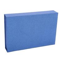 China Blue 2mm Paperboard Gift Boxes , Handmade Paper Boxes Rectangular Multipurpose for sale