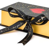 China 157g Art Paper Book Cardboard Boxes Pantone Color With Ribbon for sale