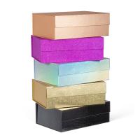 China Cosmetics Paperboard Gift Boxes Holographic Laser Folding Lipstick Flap Packaging for sale