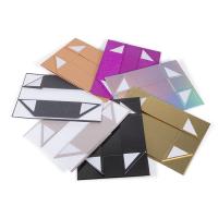 China Cosmetics Paperboard Gift Boxes Holographic Laser Folding Lipstick Flap Packaging for sale