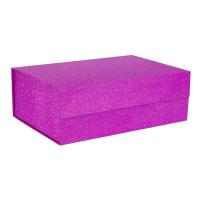 China Cosmetics Paperboard Gift Boxes Holographic Laser Folding Lipstick Flap Packaging for sale