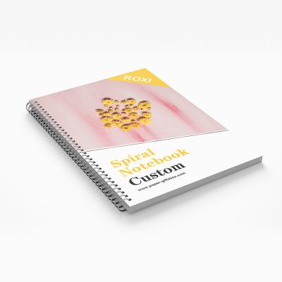 China CMYK Paperboard Hardcover Lined Notebook Spiral Binding With 2mm for sale
