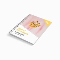 China CMYK Paperboard Hardcover Lined Notebook Spiral Binding With 2mm for sale