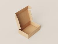 China Brown Paper E Flute Corrugated Box Customize Logo for sale
