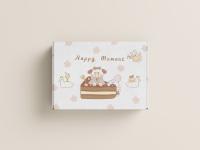 China Art Paper E Flute Corrugated Box For Mail Shipping for sale