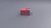 China Red Foldable Gift Boxes With Ribbon For Small Cosmetic Packaging for sale
