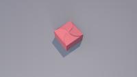 China Red Foldable Gift Boxes With Ribbon For Small Cosmetic Packaging for sale