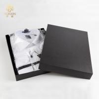 China Black Art Paper Paperboard Gift Boxes For Clothing Package for sale