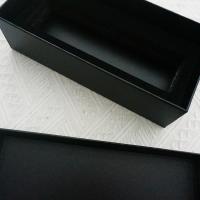 China Black Art Paper Paperboard Gift Boxes With Foil Hot Stamping Logo For Gift Packaging for sale