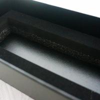 China Black Art Paper Paperboard Gift Boxes With Foil Hot Stamping Logo For Gift Packaging for sale