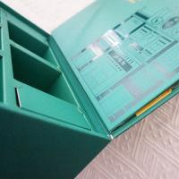 China Green Art Paper Paperboard Gift Boxes With Three Demension technology For Gift Packaging for sale