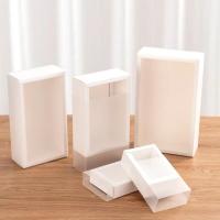 China Brown Kraft Gift Box With Window Printing Logo For Sweet Candy Packaging for sale