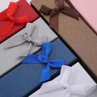 China Jewelry Art Paper Paperboard Gift Boxes Handmade With Ribbon for sale