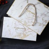 China White Art Paper Paperboard Gift Boxes Drawer Shape With Bag for sale