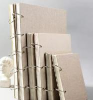 China Spiral Brown Color Hardcover Lined Notebook For Student Writing for sale