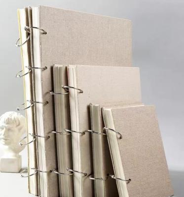 China Spiral Brown Color Hardcover Lined Notebook For Student Writing for sale