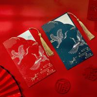 China Red Art Paper Laser Cut Wedding Cards With Ribbon Printing Logo for sale