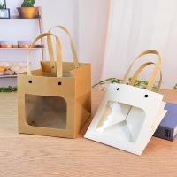 China CMYK Brown Gift Box With Window For Small Gift Packaging for sale